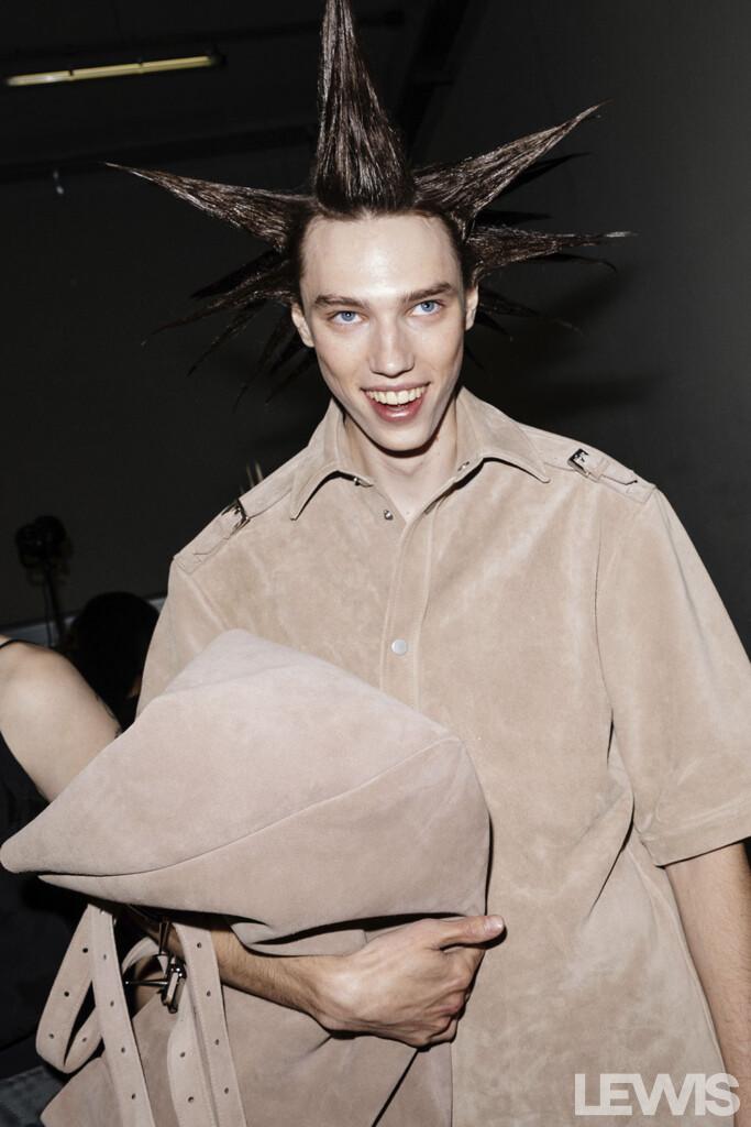 Exclusive Backstage at JordanLuca S/S 25 Milan Show - LEWIS Magazine